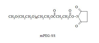 mPEG-Succinimidyl Succinate ，甲氧基聚乙二醇-琥珀酰亚胺琥珀酸酯，MPEG-SS,化工产品–960化工网